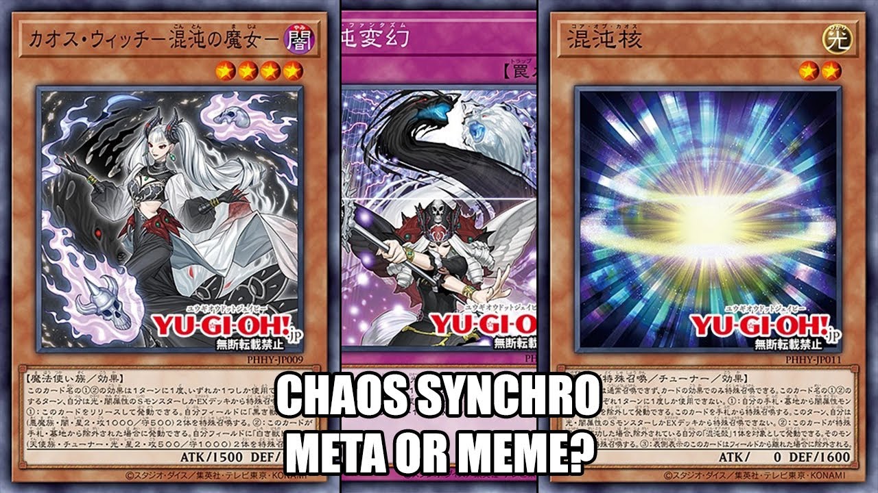 Chaos Goddess goes BRRRRR! Chaos Synchro: Meta or Meme? - YouTube