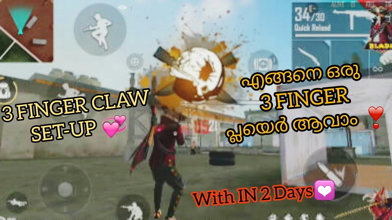 3 Finger Claw Set Up || How to become a 3 finger player || 3 FINGER OP ...