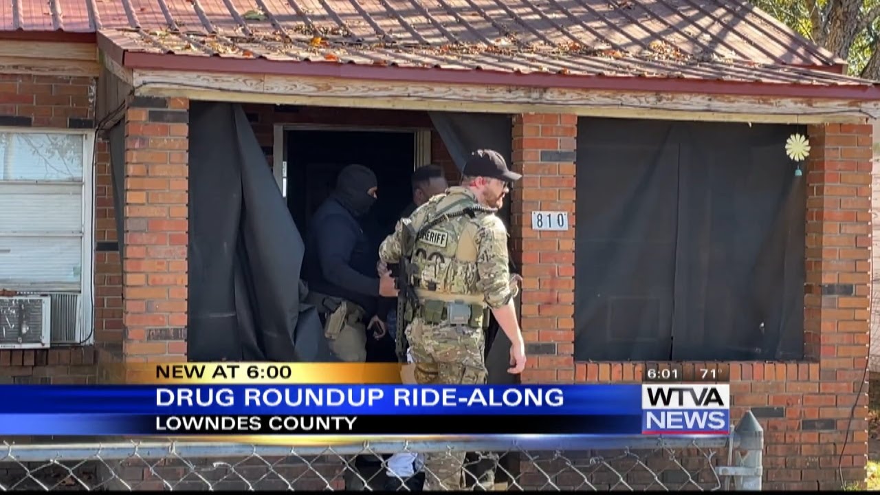 18 arrested after drug roundup in Lowndes County - YouTube