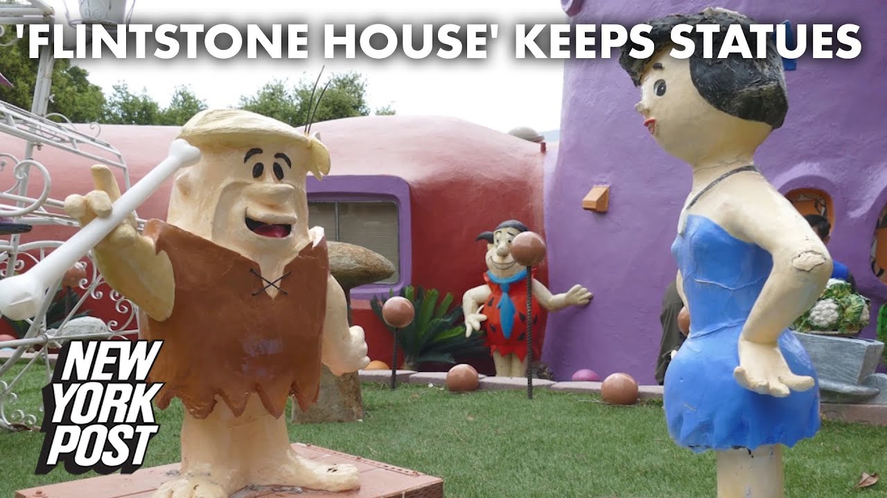 ‘Yabba dabba do!’ Flintstone house owner can keep statues after ...