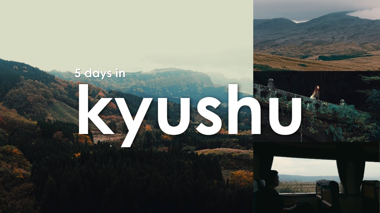 5 Day Kyushu Road Trip🌋♨️ Scenic spots, Aso, Yufuin (Ghibli) Village ...
