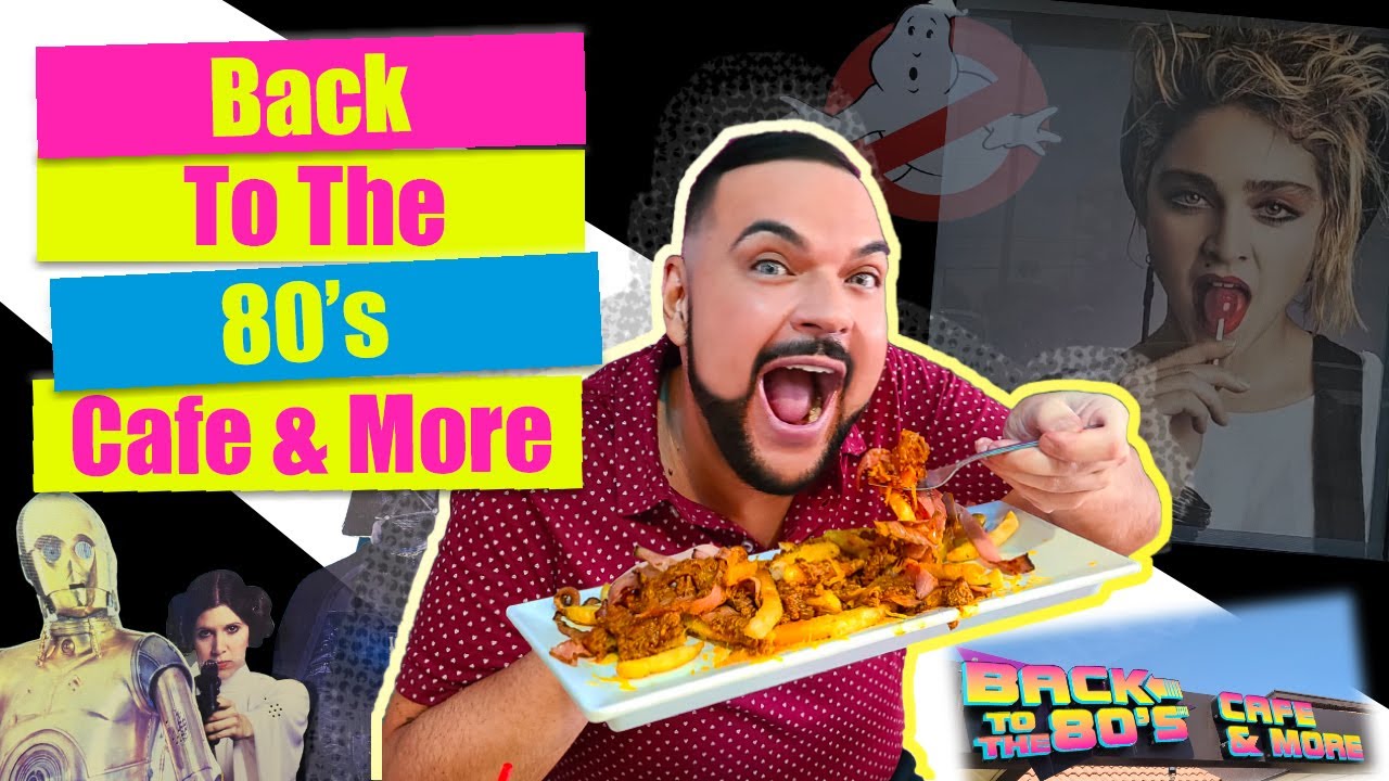 Back To The 80s Cafe! New 80's Themed Restaurant In Las Vegas!!! - YouTube