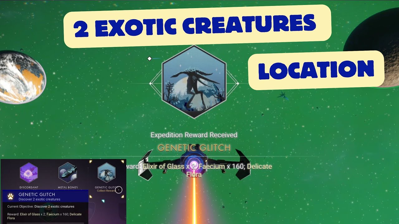 2 Exotic Creatures - LOCATION - The Genetic Glich Quest - The Cursed ...