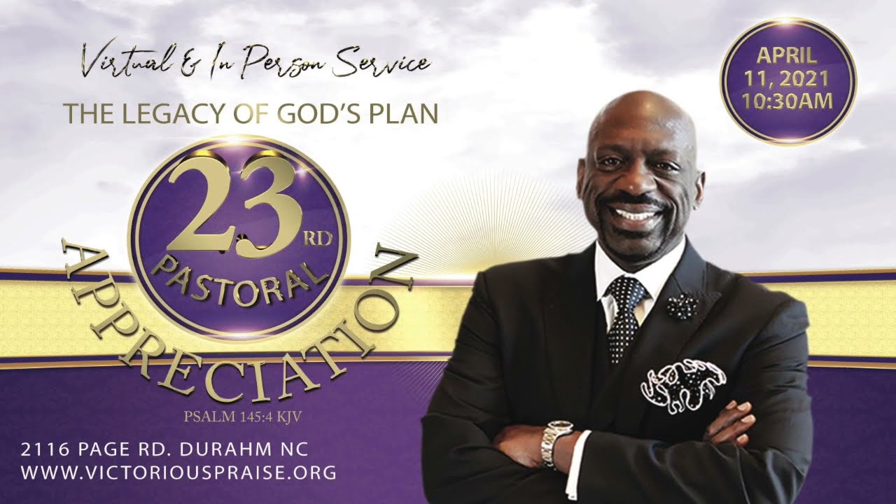 23rd Appreciation Celebration for Pastor Wil Nichols - YouTube
