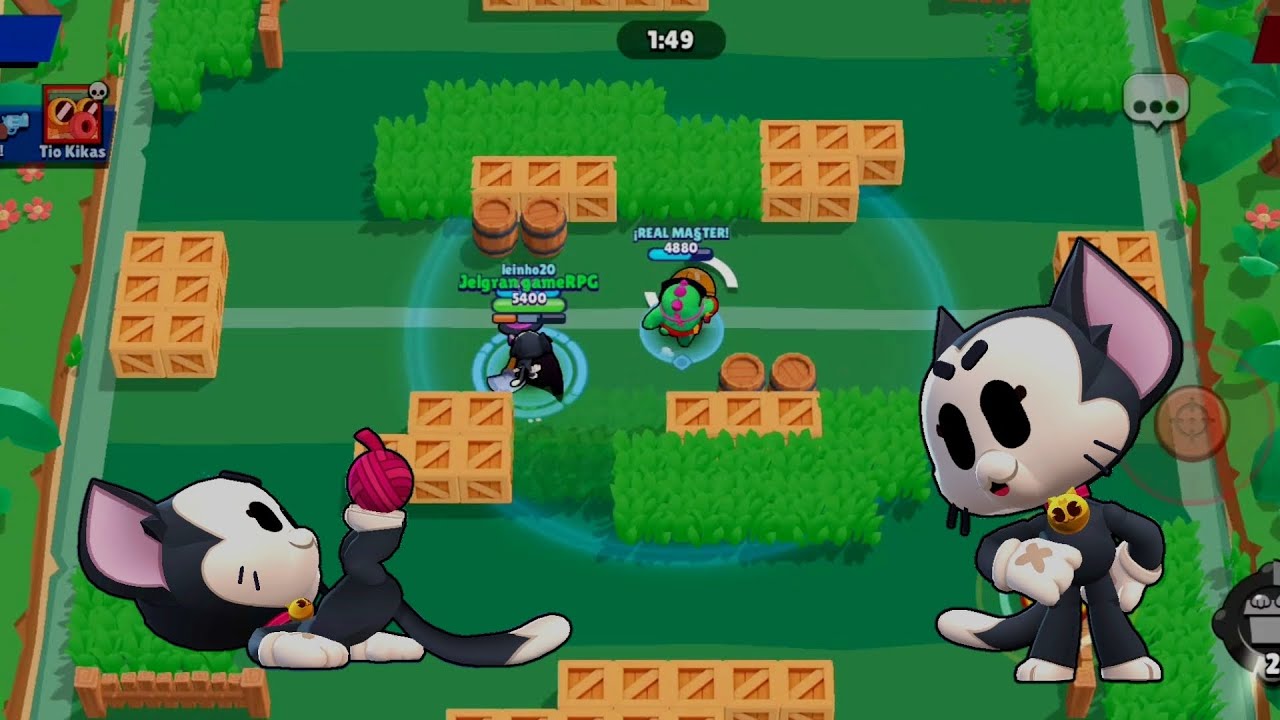 Probando a Kit//Brawl Stars - YouTube