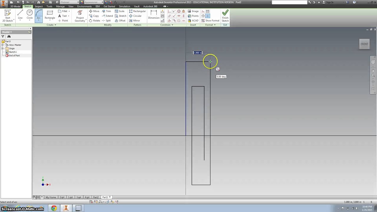 Design a Paperclip using Inventor - YouTube