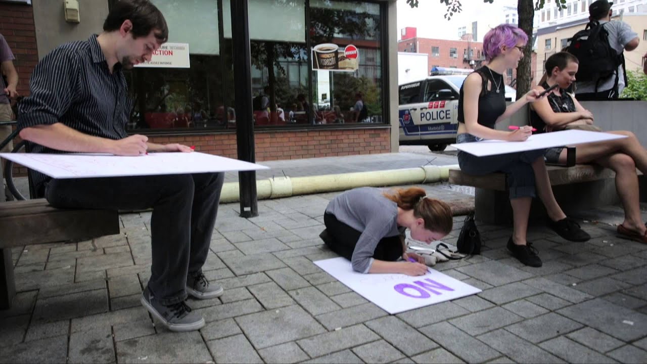 Anti Rape Culture Demonstration - YouTube
