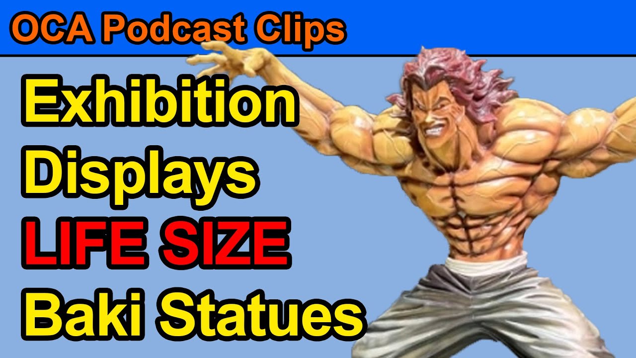 Life Sized Grappler Baki Sculptures Displayed at Special Exhibition in ...