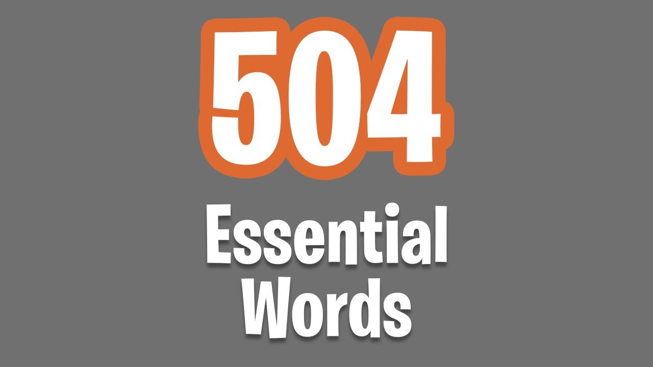 504 Essential Words || Lesson 26 - YouTube