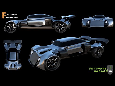 CAR Design in Fusion 360 | Tutorial on Sculpting | Pace-run 1 ...