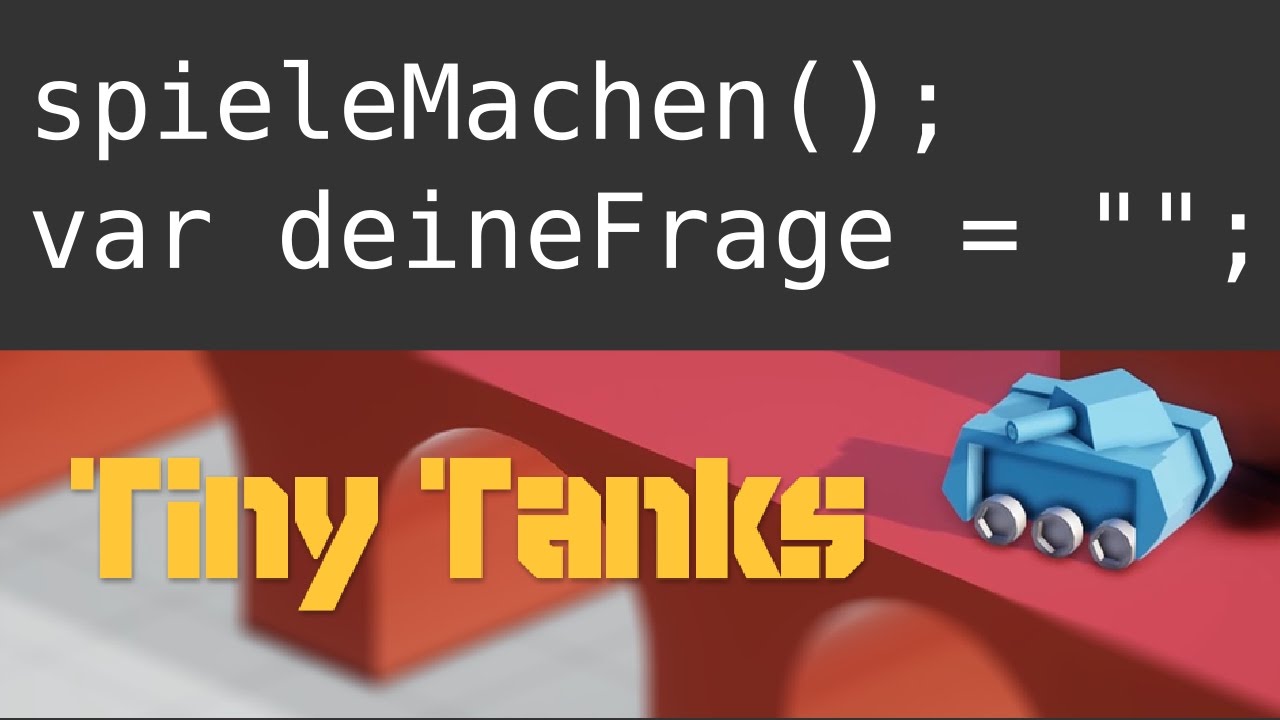 Deine Fragen an die Tiny Tanks Entwickler für #spieleMachen! - YouTube