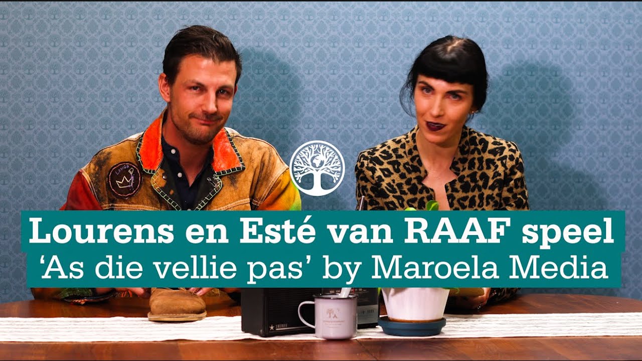 Lourens en Esté van RAAF peel “As die vellie pas” by Maroela Media ...