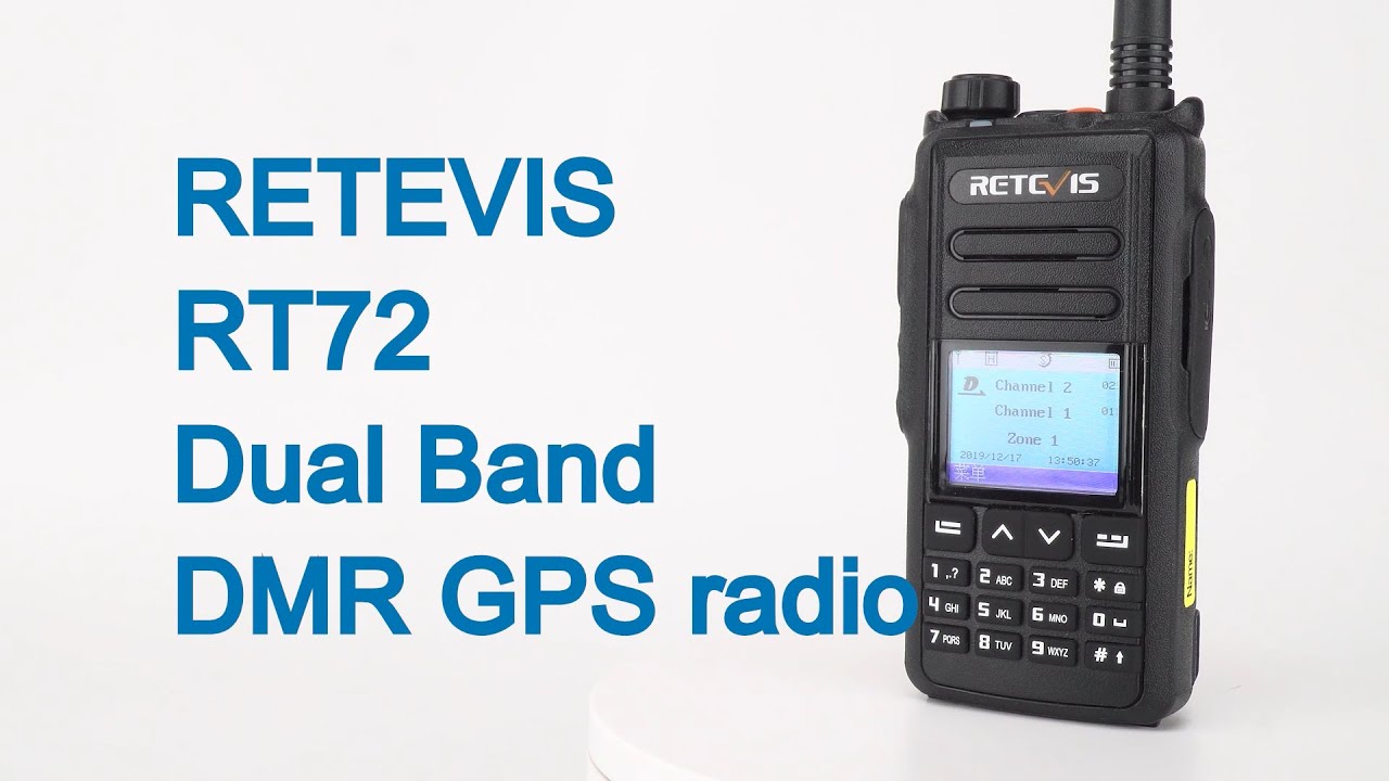 Retevis RT72, the dual band DMR radio - YouTube
