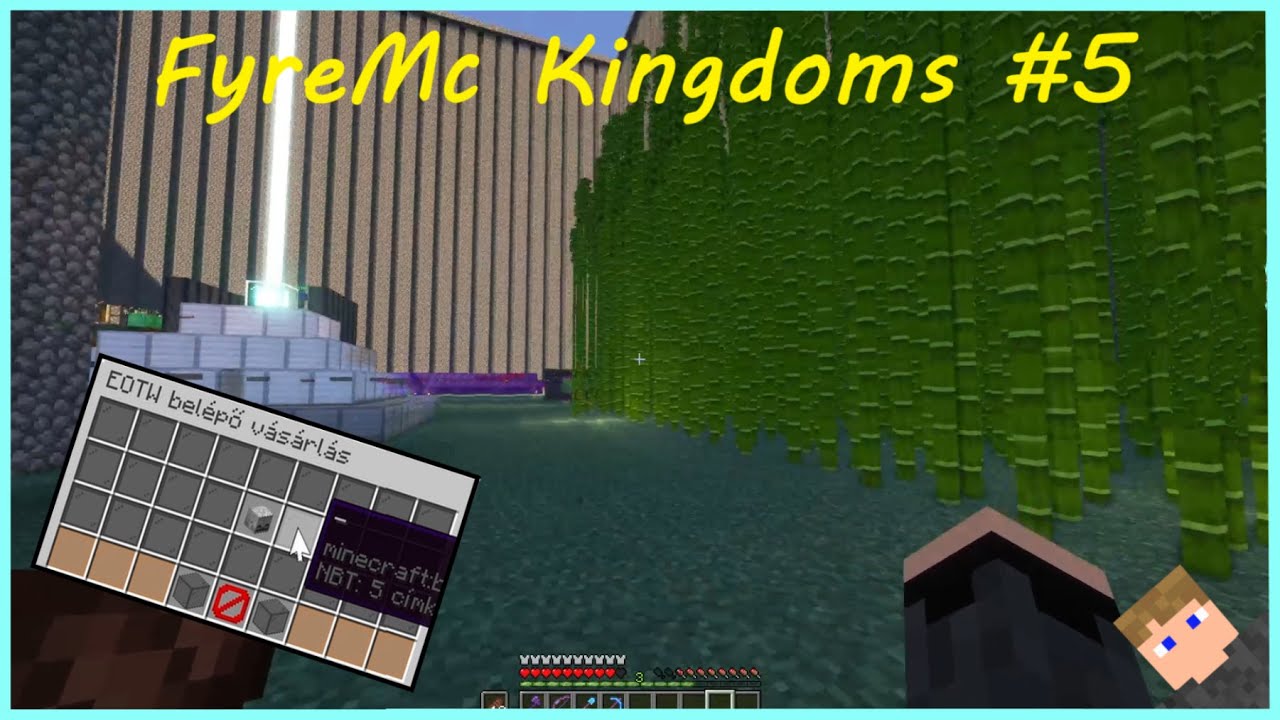 FyreMc Kingdoms 5. rész | Jelentkezünk az EOTW-re és folytatjuk a farmok építését 🫒 - YouTube