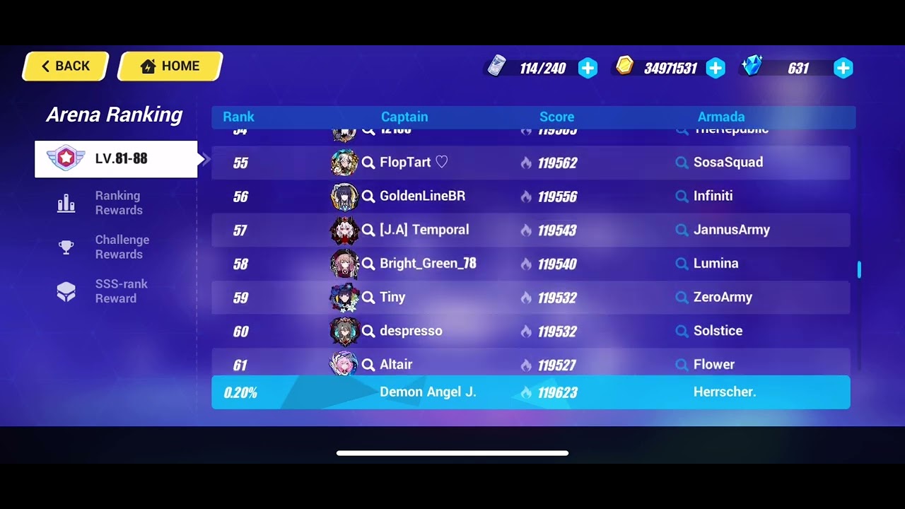 Honkai Impact 3rd Exalted MA Top 100 Americas Server - YouTube