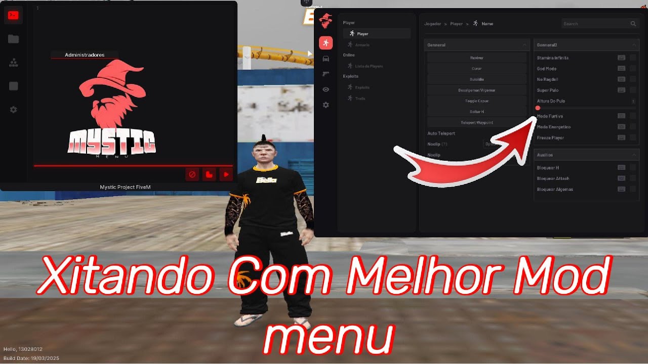 XITANDO COM O MYSTIC MENU (MELHOR MOD MENU 2025) - YouTube