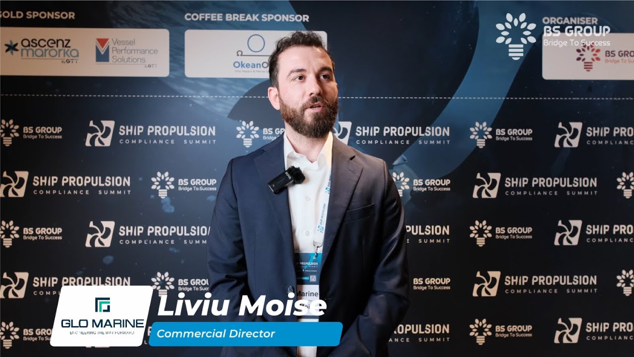 GLO MARINE | Ship Propulsion Summit 2024 | Athens, Greece - YouTube