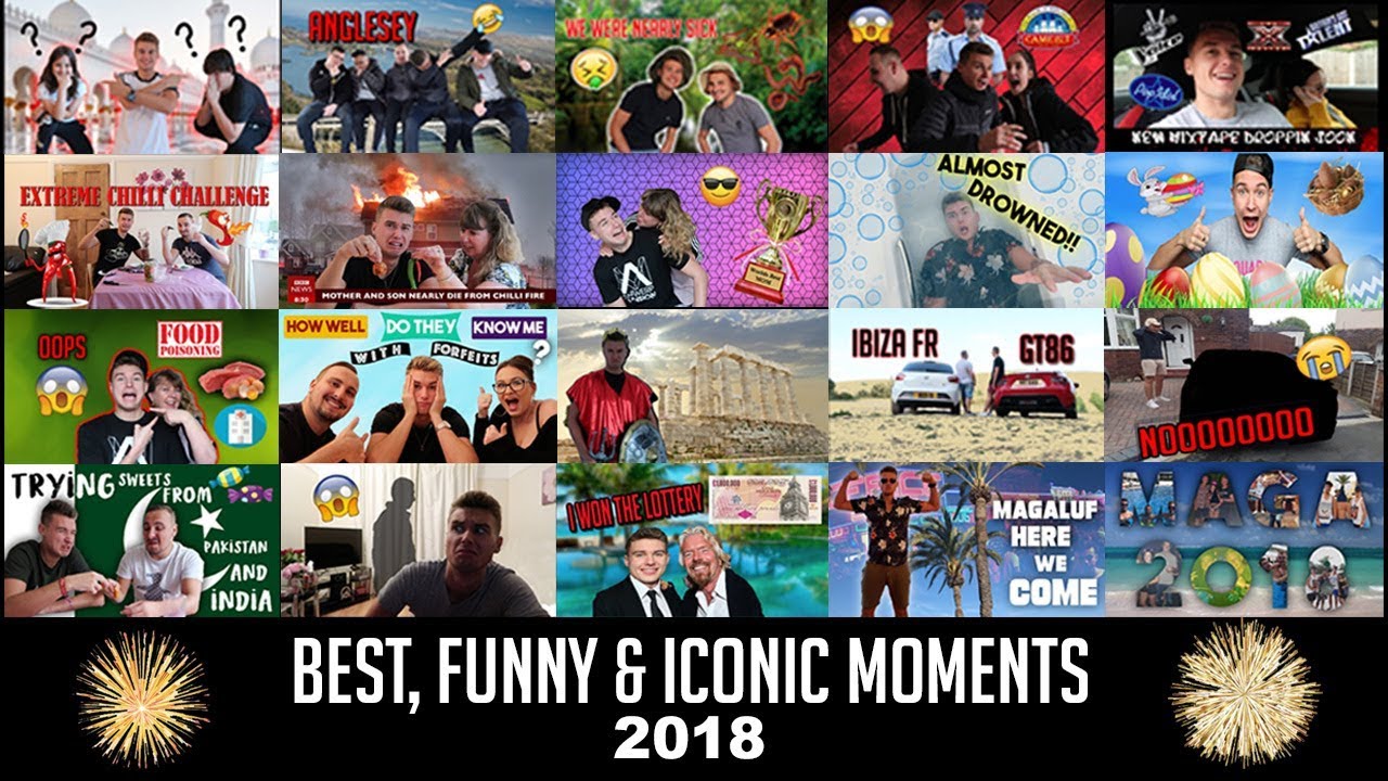 MY BEST, FUNNY & ICONIC MOMENTS OF 2018 😄🎆 - YouTube
