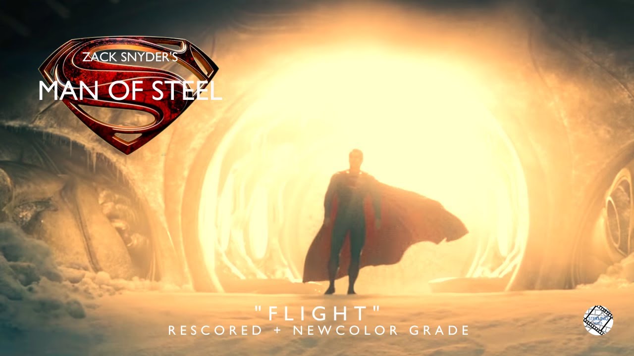 Man of Steel "Flight" Rescored + Color Graded - YouTube