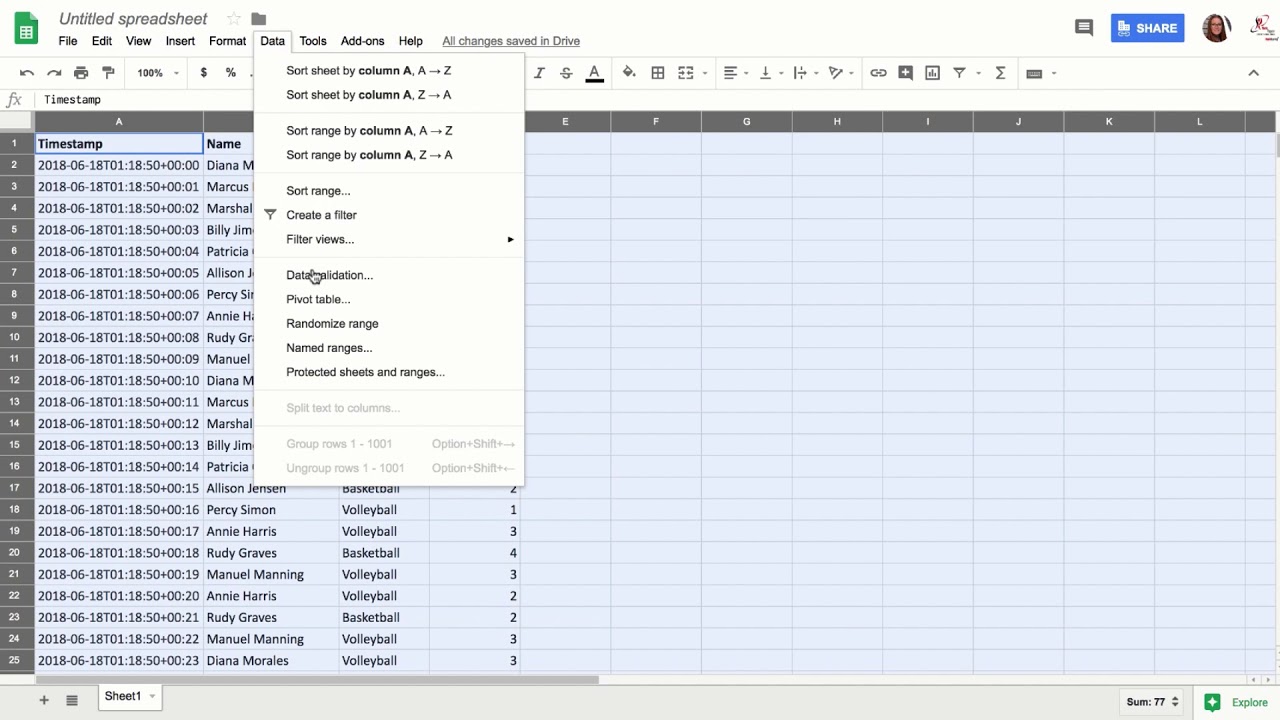 Pivot Tables to Calculate Volunteer Hours - YouTube pivot-tables-to-calculate-volunteer-hours-youtube