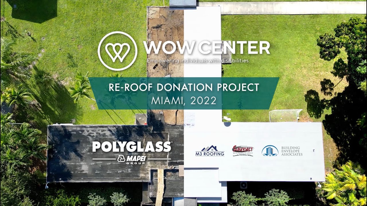 The WOW Center Miami | Roof Donation - YouTube