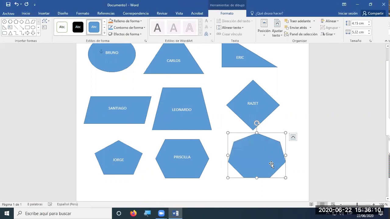 FORMAS BÁSICAS EN WORD - YouTube