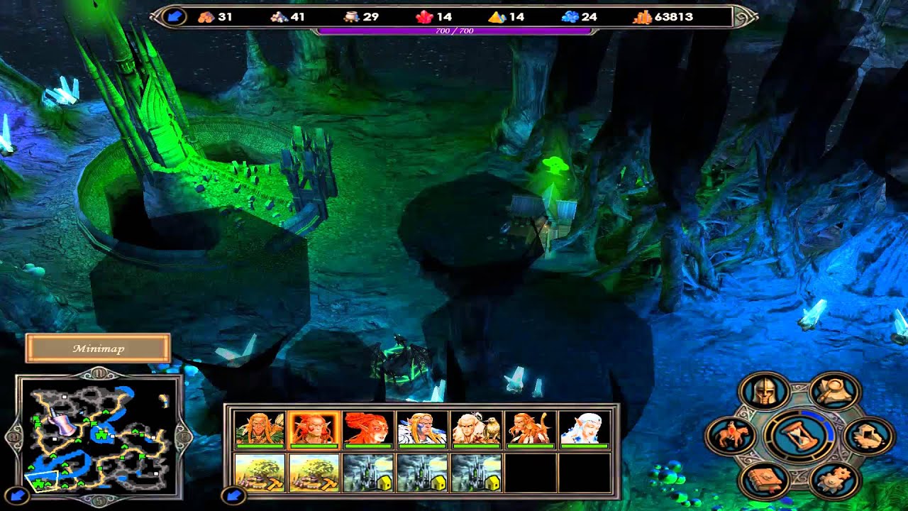 Heroes of Might and Magic 5 - 25 - Sylvan - The Vampire Lord 2/2 - YouTube