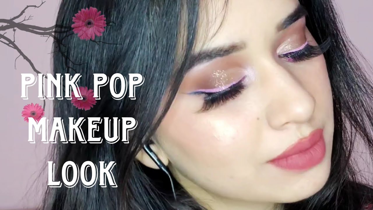 Pink Pop Makeup look💗 - YouTube