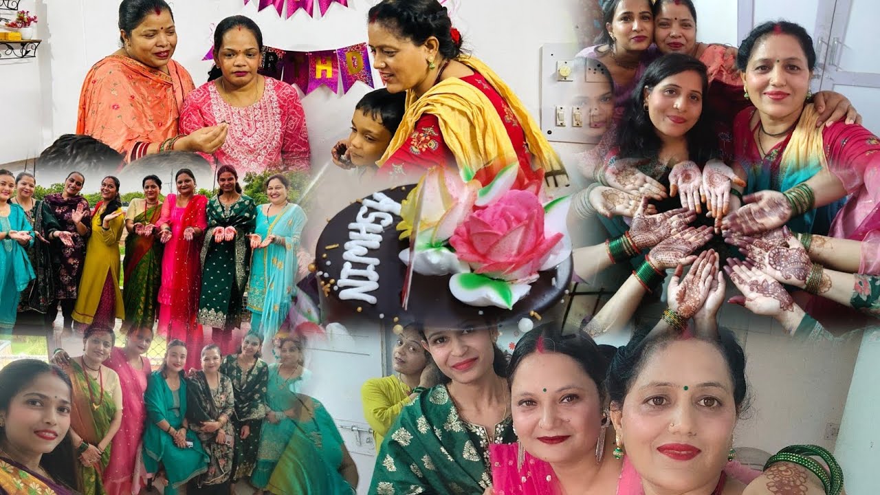 sawan ki party with Ashwin birthday party - YouTube