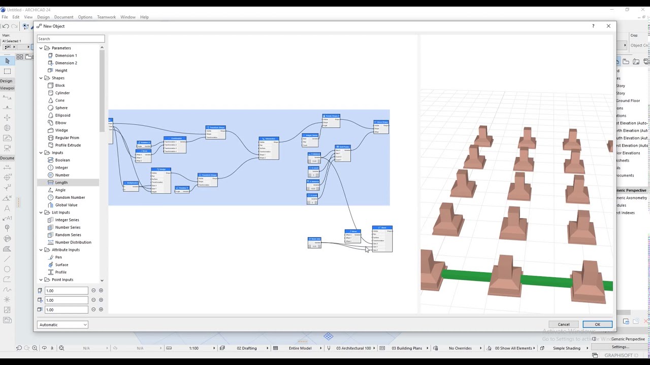 PARAM-O Archicad 24 - Shallow Foundation Grid (Tutorial) - YouTube