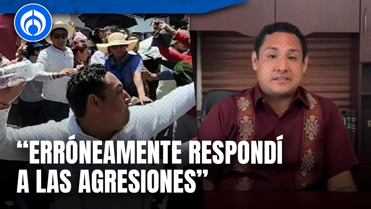 Fuego aliado: Activista de Morena fue quien lanzó botella a AMLO - YouTube