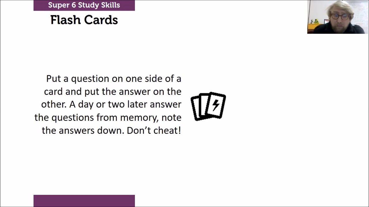 Study Skills how to 3 Flash Cards - YouTube