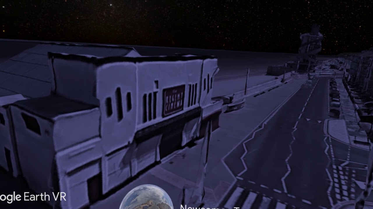 Redcar at night in Google Earth VR - YouTube