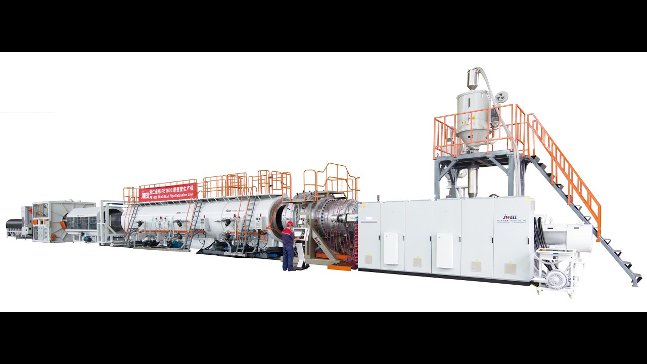 JWELL PE1600 Pipe extrusion line--Alice Yang WhatsAPP:+86 13816974389 ...