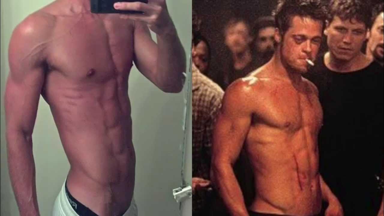 Brad Pitt Aka Tyler Durden Fight Club Abs Physique How To Get It Youtube