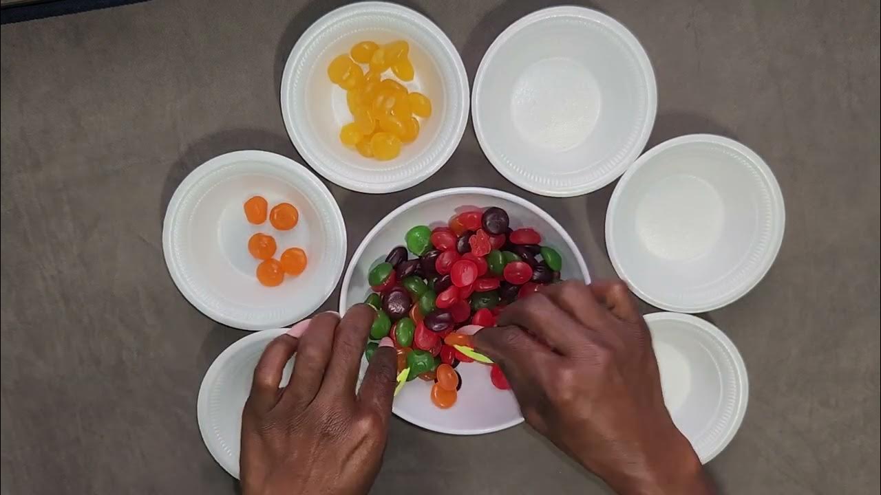 Skittles Gummies Sorting Challenge: Which Color Prevails? - YouTube