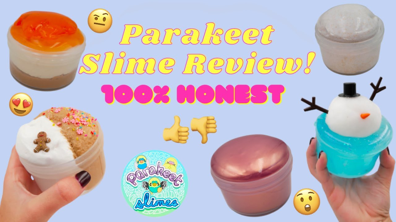 100% HONEST FAMOUS SLIME SHOP REVIEW- Parakeet Slime Shop [ASMR, no ...