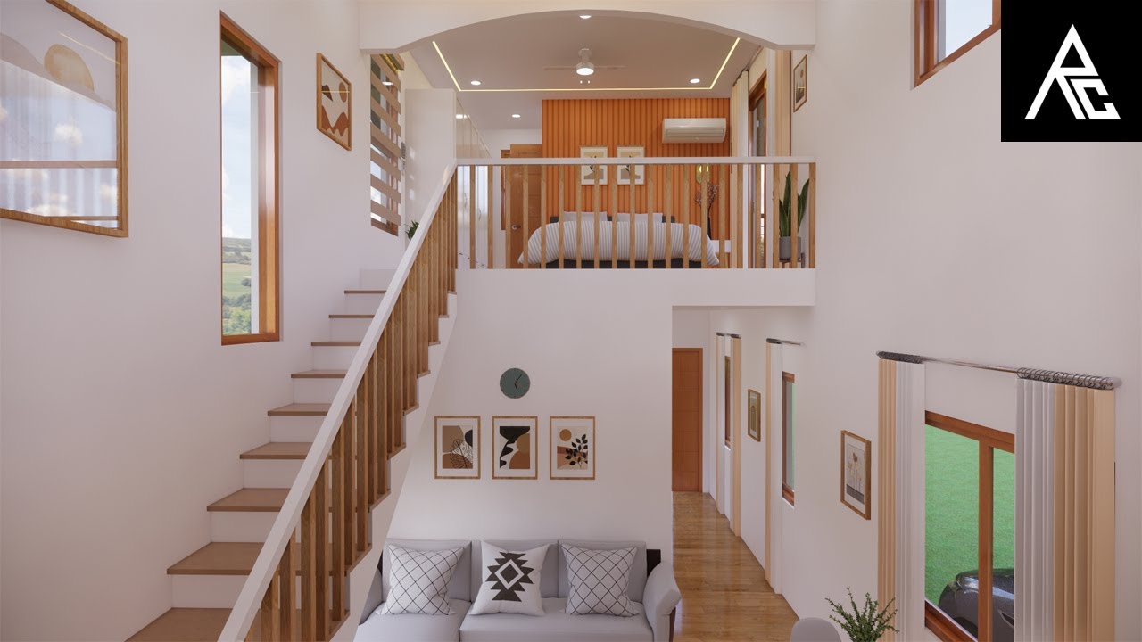 Aesthetic Loft-Type Tiny House Design Idea (4x8 Meters Only) - YouTube