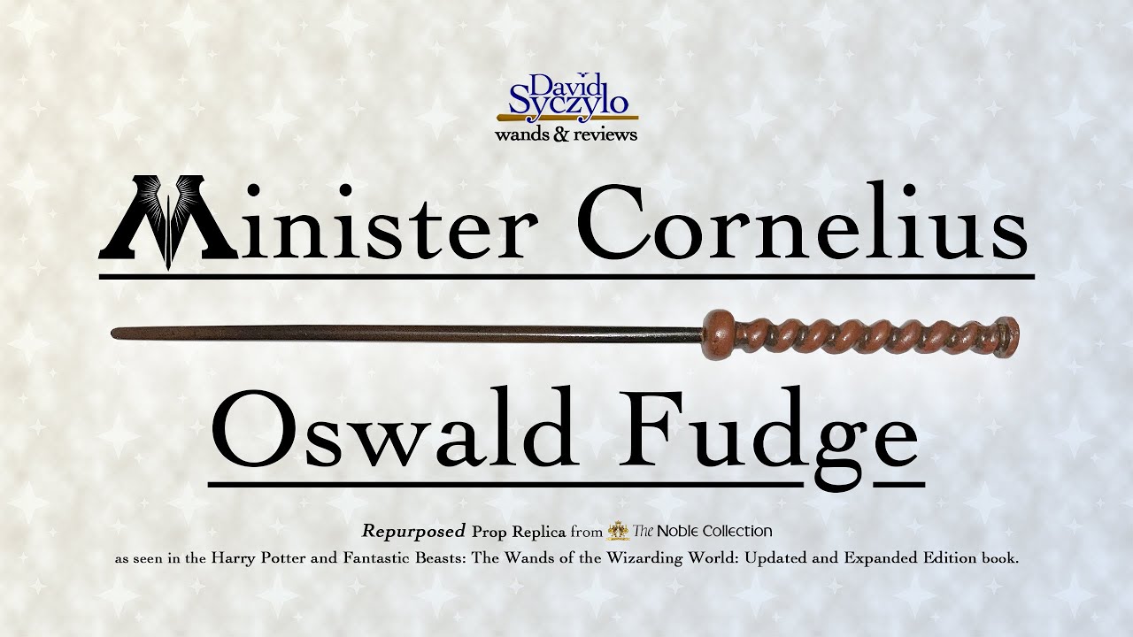 Cornelius Fudge 2nd Wand - Non-Official Wand Replica - YouTube