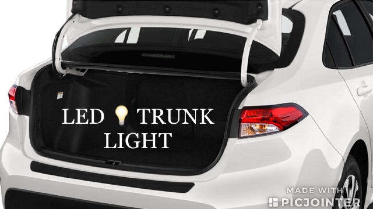 2020 TOYOTA COROLLA LE TRUNK LIGHT LED - YouTube