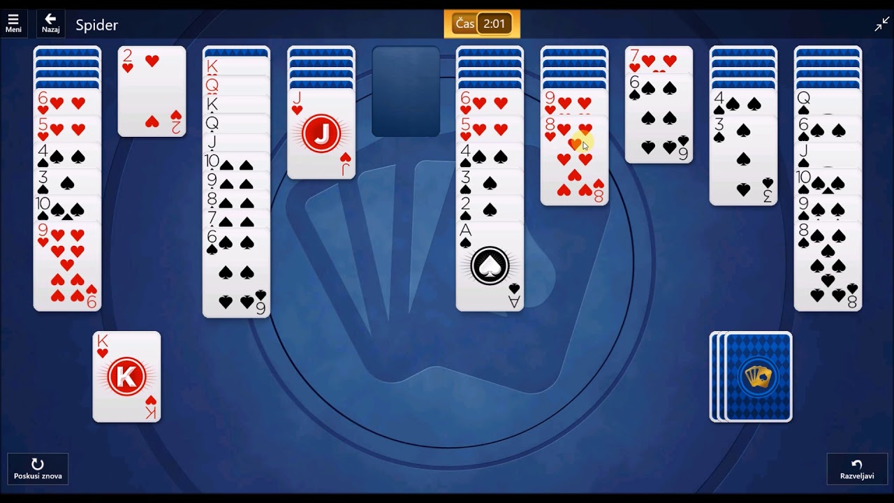 Microsoft Solitaire Collection - Spider February 9 2018 - YouTube