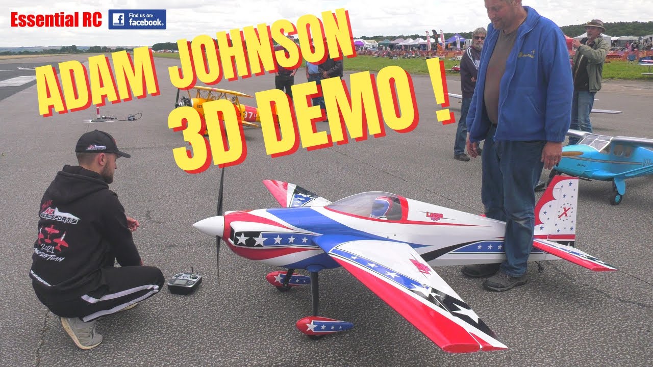 Now that's 3D RC Flying ! Adam Johnson demo at Large Model Association ...
