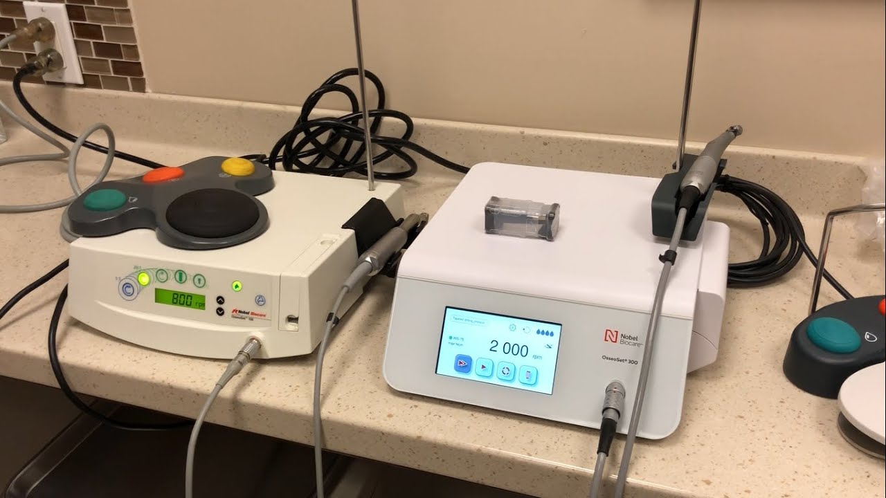 Nobel Biocare W&H OsseoSet 100 and OsseoSet 300 Implant Motors! - YouTube