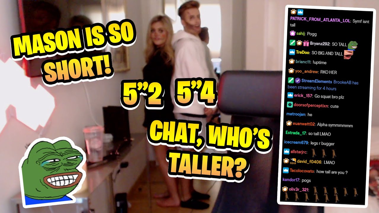 Brooke And Symfuhny COMPARE THEIR HEIGHT - YouTube