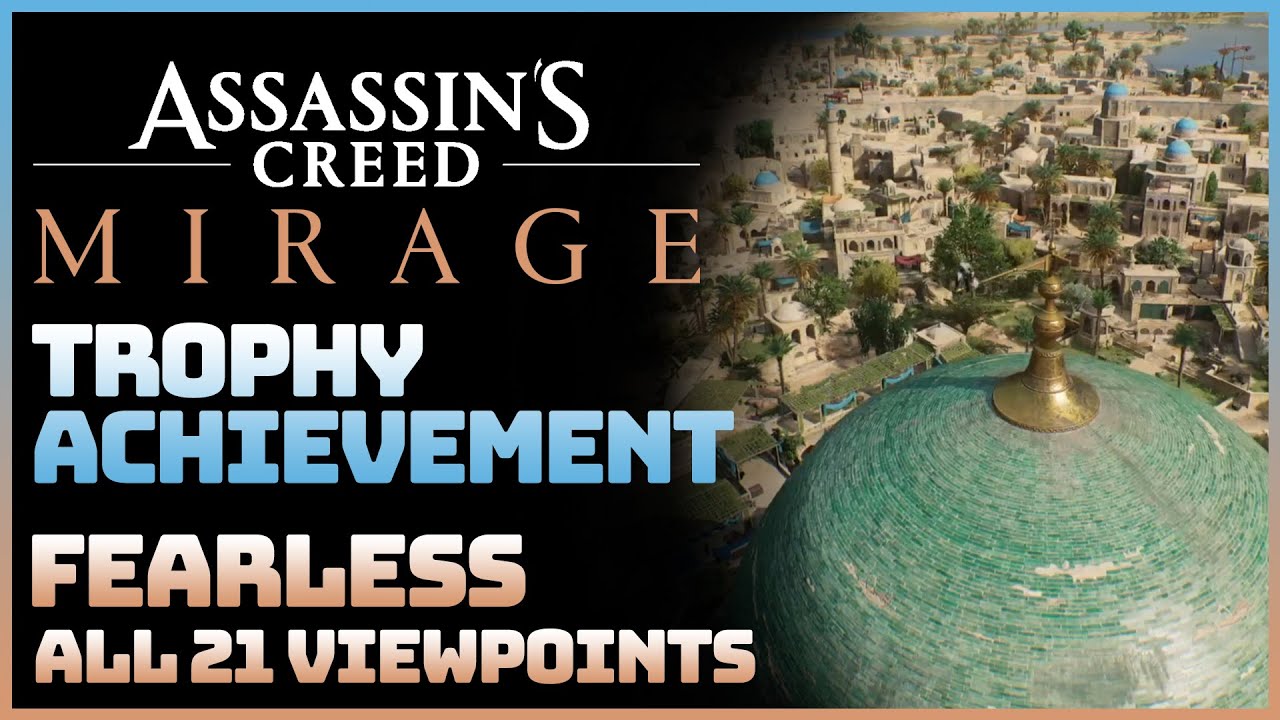 Assassin's Creed: Mirage - Fearless || All 21 Viewpoints Locations ...