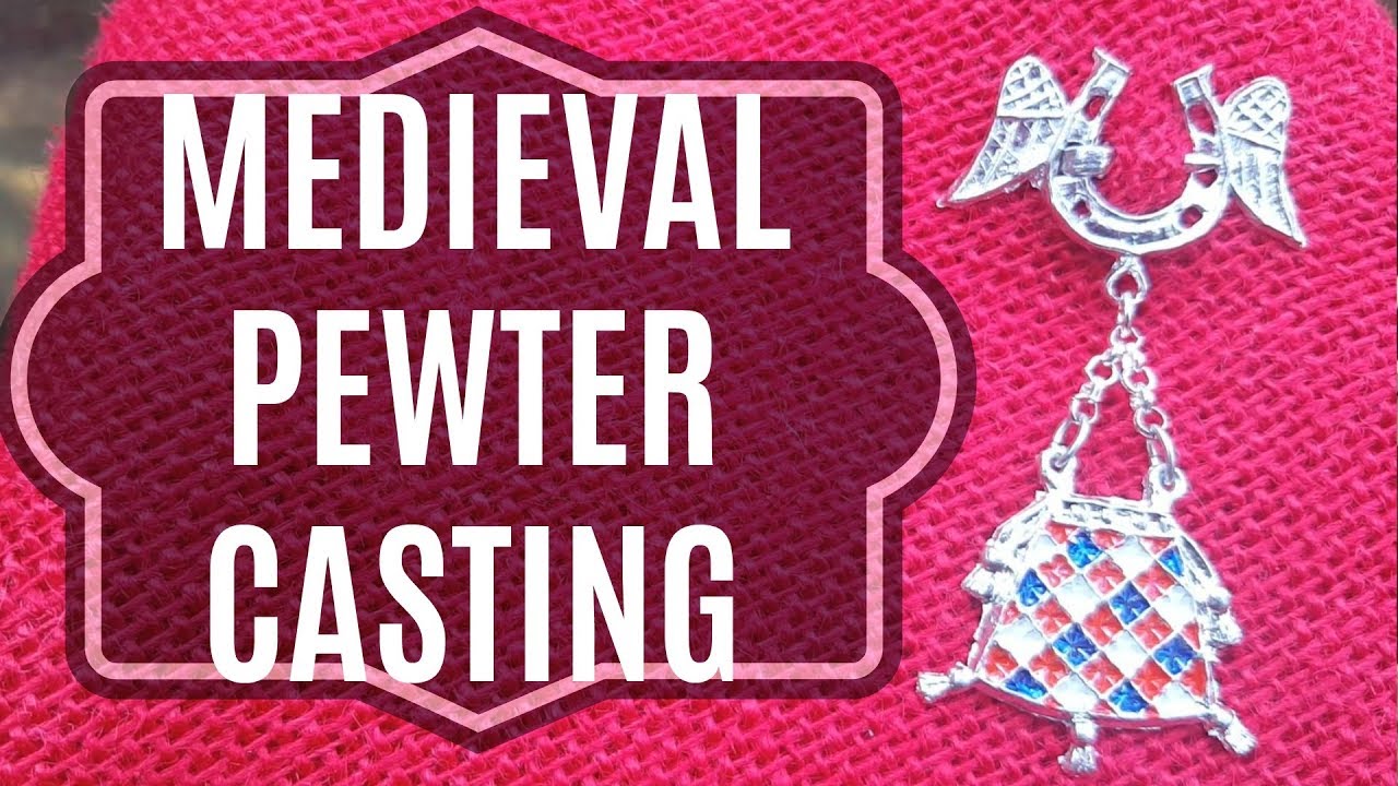 Medieval Pewter Casting - YouTube