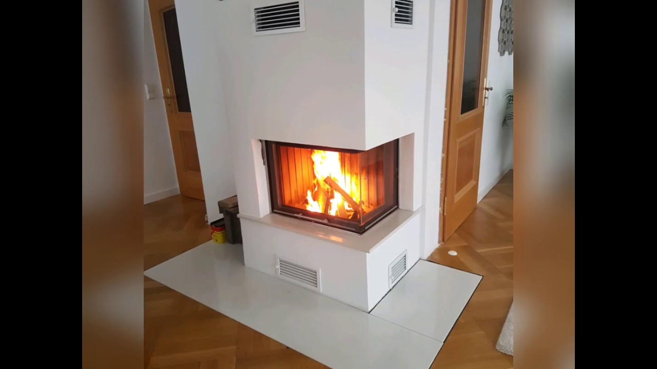 Holzkamin selber bauen // DIY fireplace - YouTube
