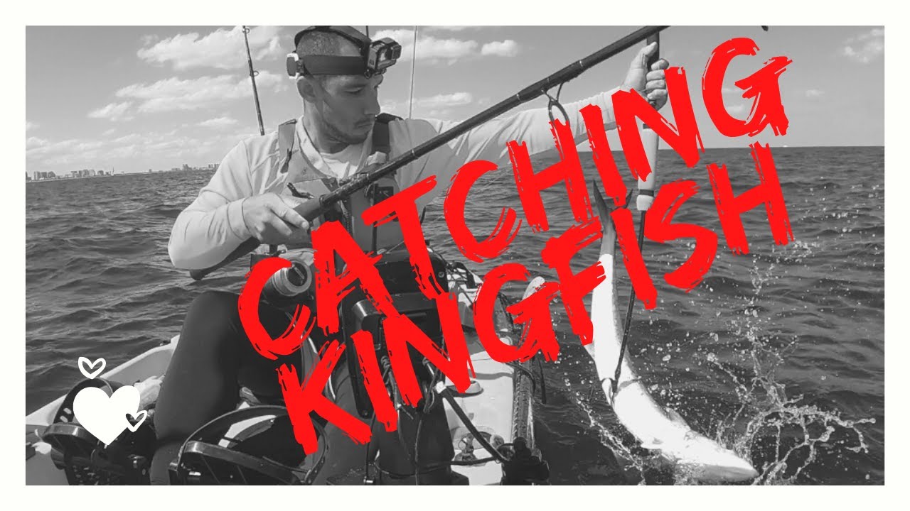 Kingfish kayak fishing off Ft. Lauderdale - YouTube