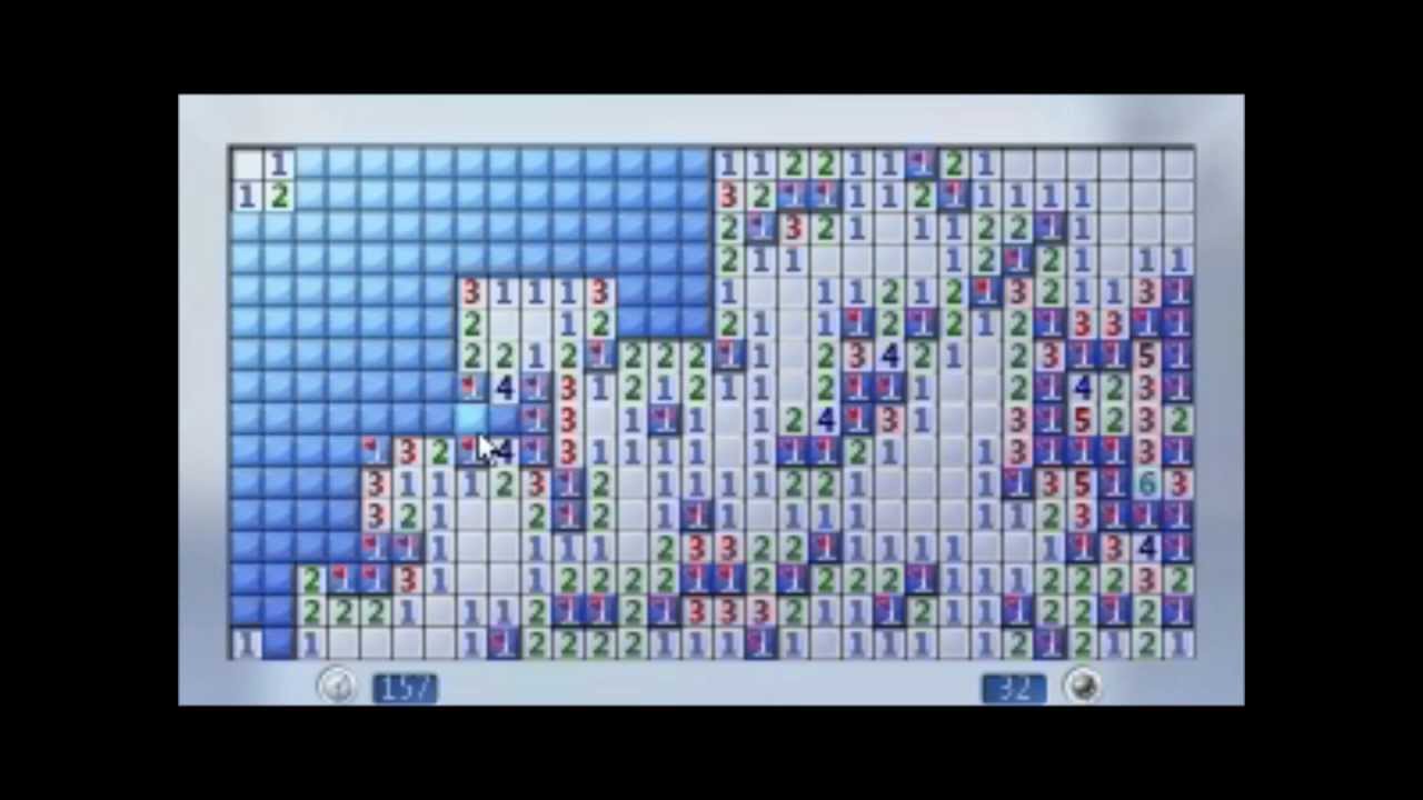 Minesweeper (Win 7 Hard Mode Speed Run) - YouTube