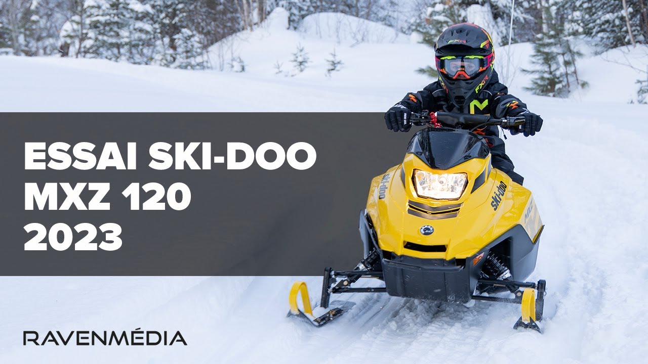 Ski-Doo MXZ 120 2023, motoneige pour enfants - Test - YouTube